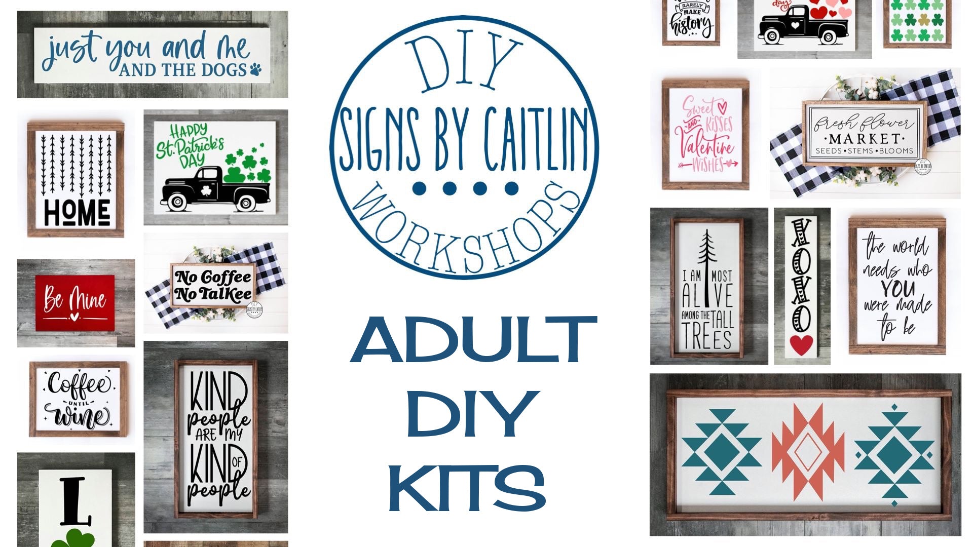 Adult DIY Kits – Signs by Caitlin