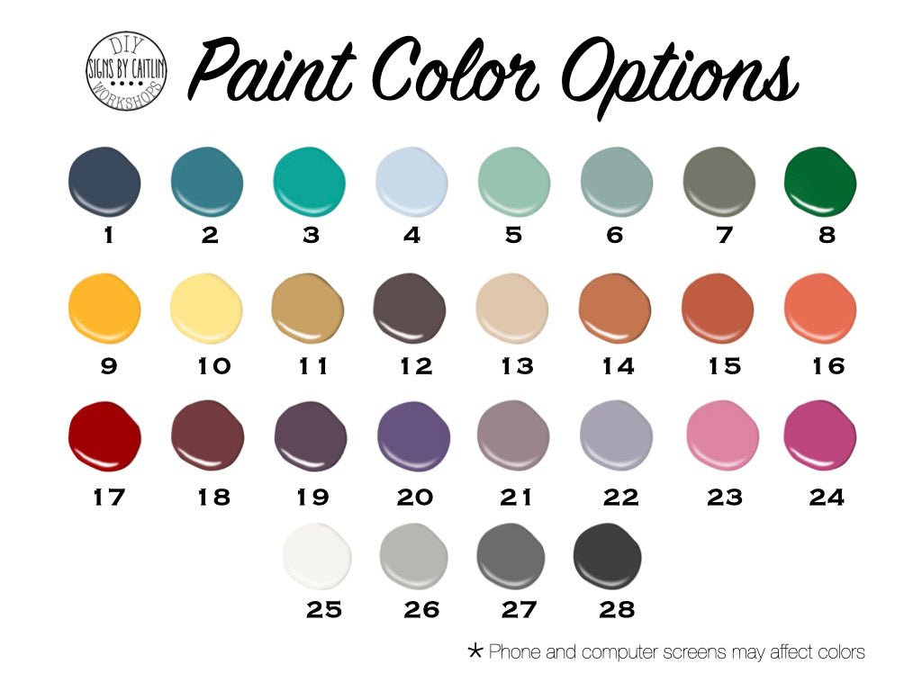 Standard Workshop Signs DIY Kits – Signs by Caitlin